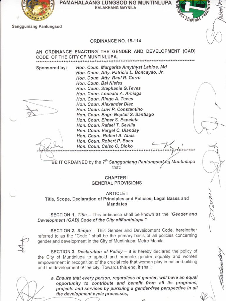 No. 15 114 Gad Code | PDF | Discrimination | Employment