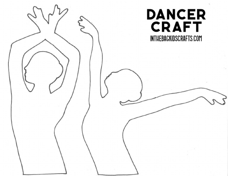 Dancer Craft Printable Template | PDF