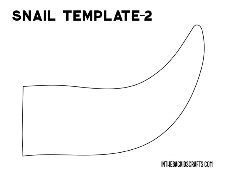 Snail Craft Template 2 | PDF