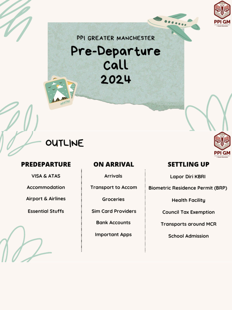 Pre-Departure Materials | PDF | Birth Certificate | Dormitory