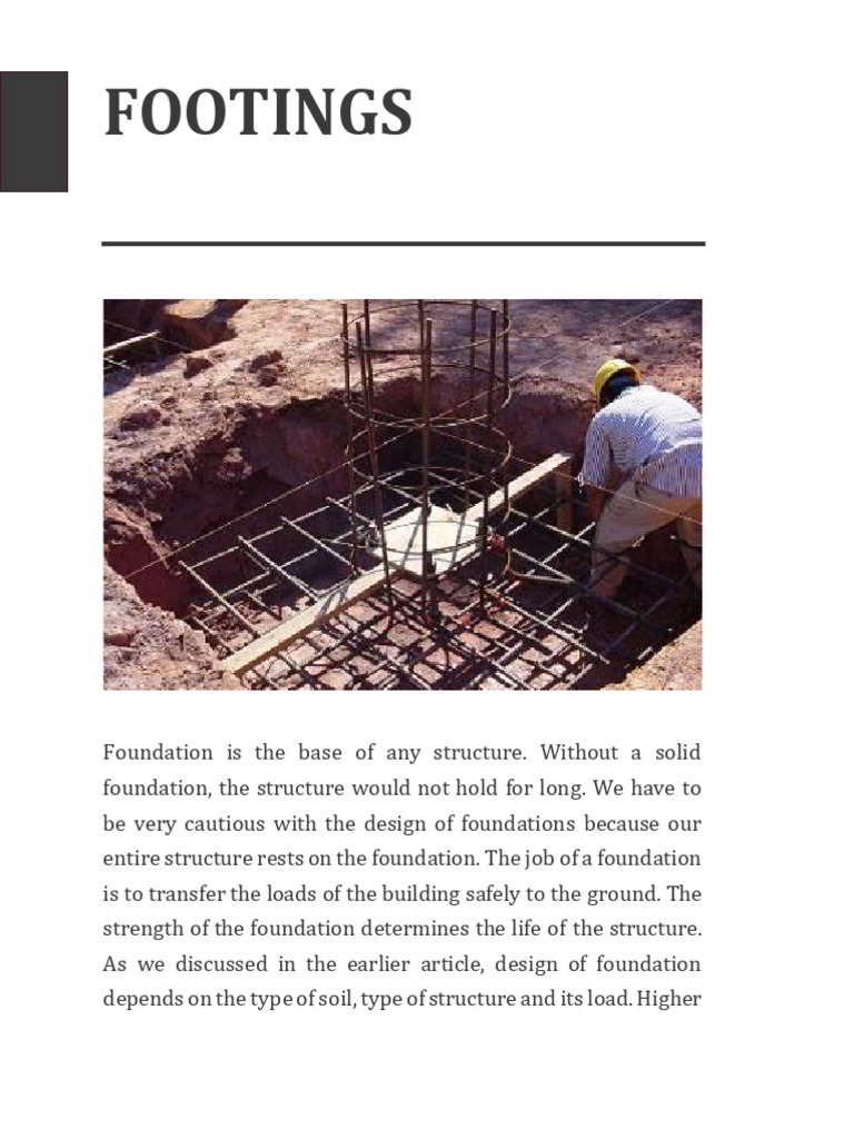 Column Footing Design Guide | PDF | Foundation (Engineering) | Column