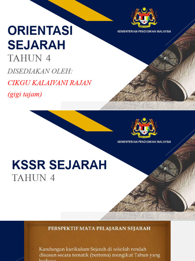 Slide Orientasi Sej THN 4 | PDF