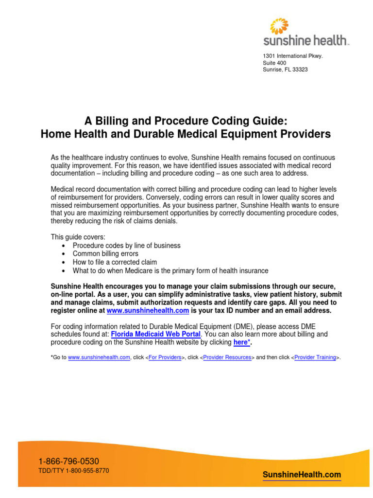 V5 FINAL 8 8 16 Billing and Procedure Coding Guide VLH | PDF | Medicaid ...