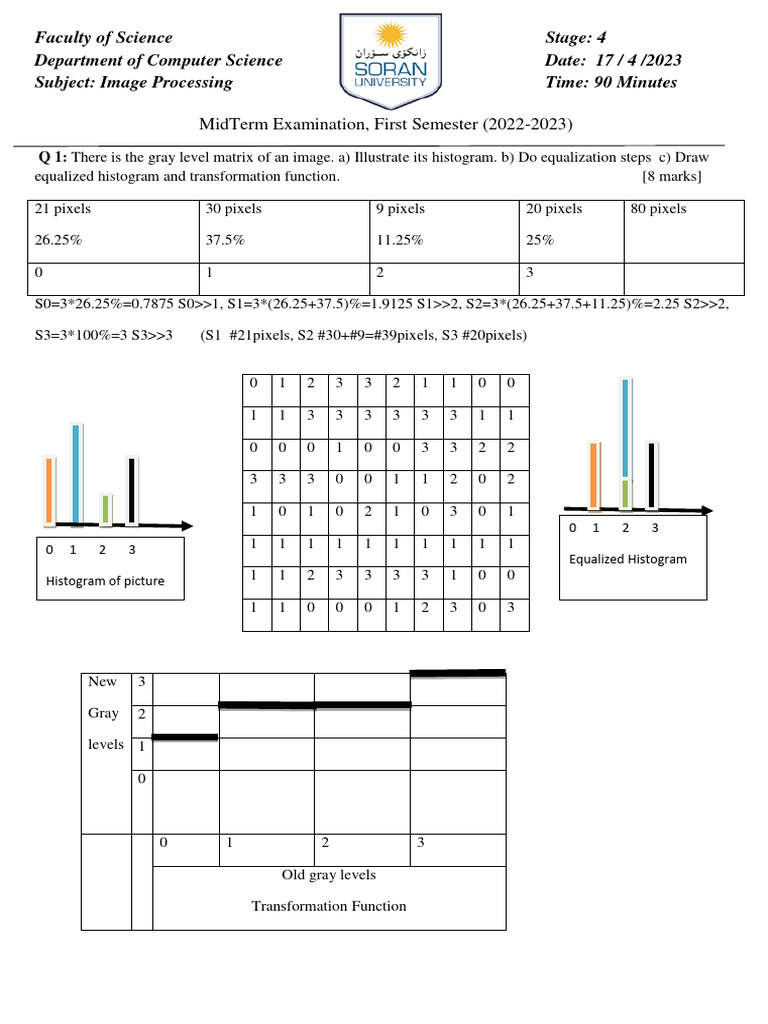 Answer Image Processing | PDF | Infrared | Pixel