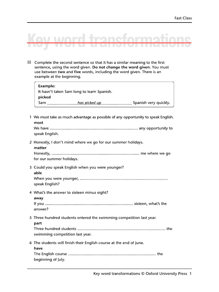 100 Sentences Part 1 | PDF