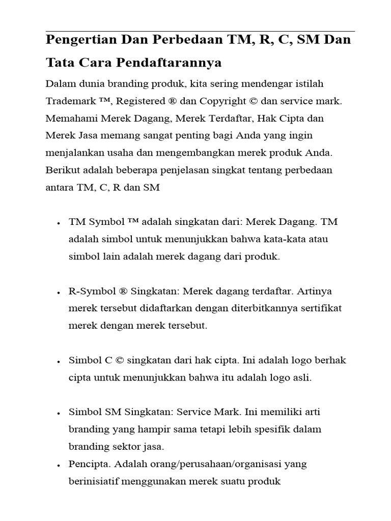 Simbol Hak Cipta | PDF