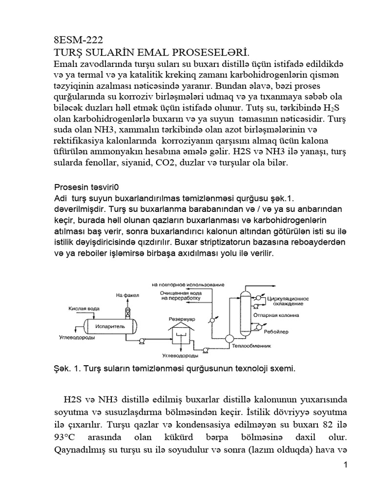 ESM-22. Turş Sular | PDF