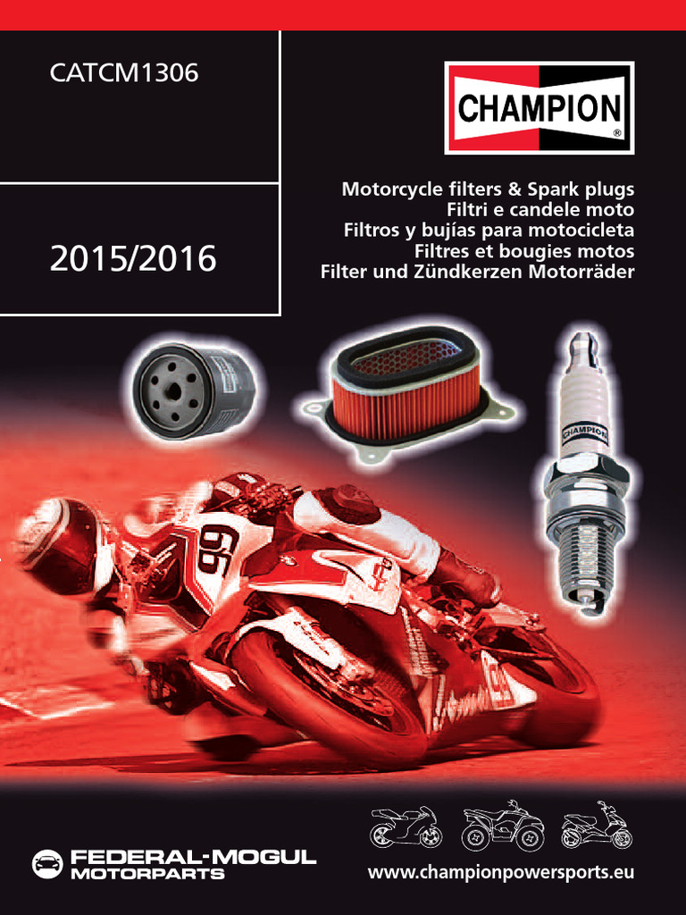 Champion Motorcycle Catalogue | PDF