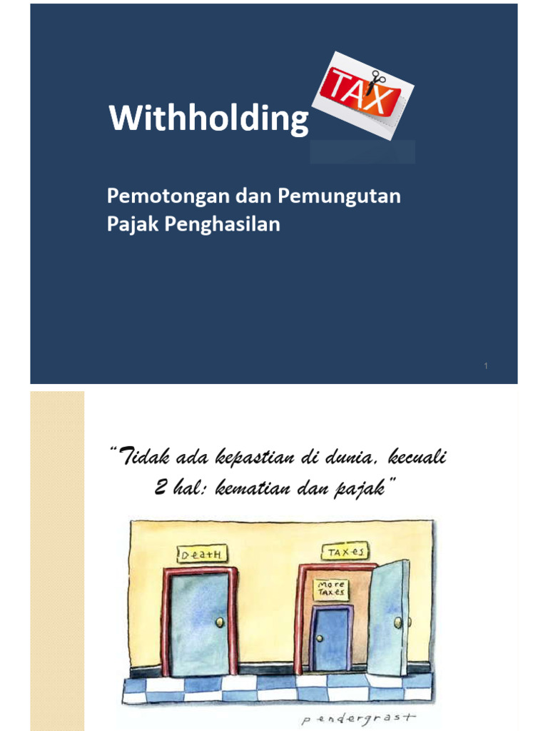Panduan Lengkap Withholding Tax di Indonesia | PDF | Pengelolaan Keuangan & Uang
