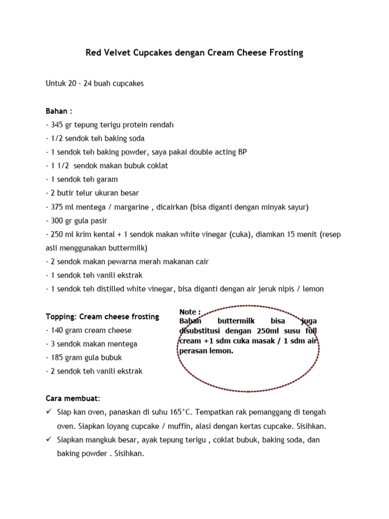 RED VELVET Cupcake | PDF