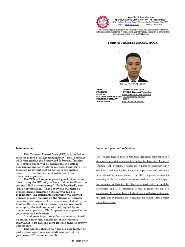 Jomarie Pradillada-Trb | PDF | Tools | Attention