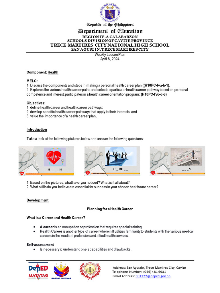 Health Career Pathways | PDF | Preventive Healthcare | Health Care