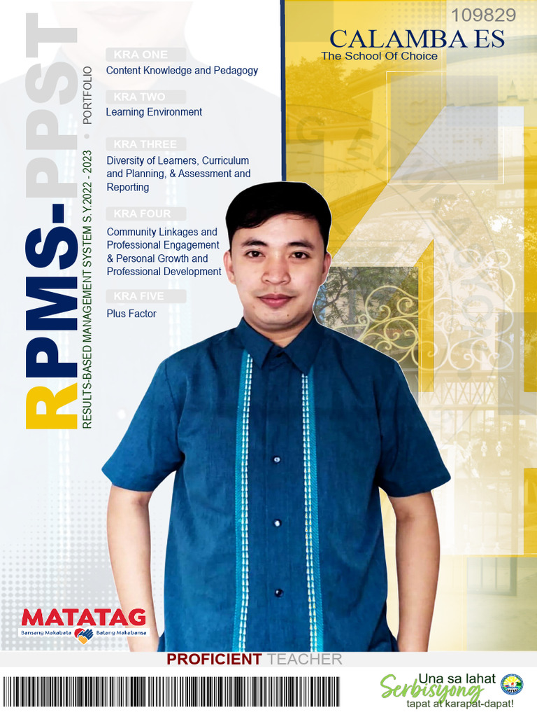 Colorful - RPMS-PPST Morph PPT Template | PDF | Educational Assessment ...