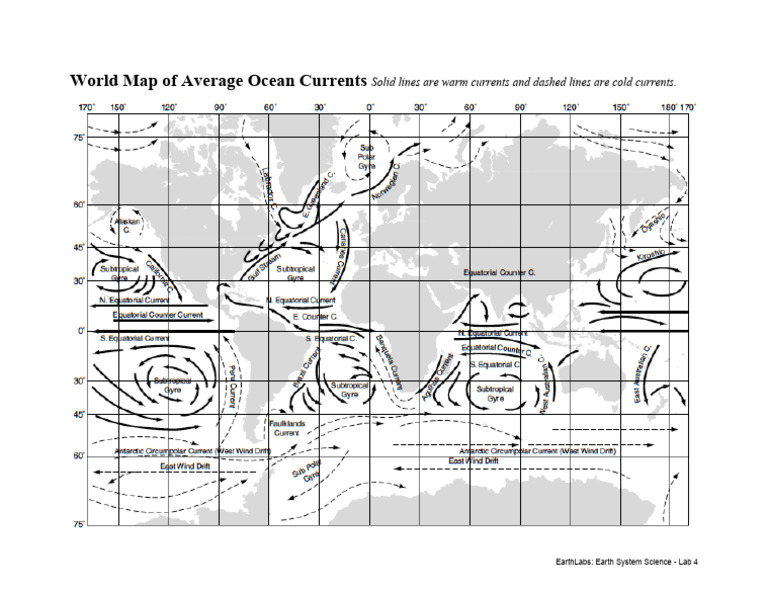 World Map Average Ocean.v2 | PDF | Science & Mathematics