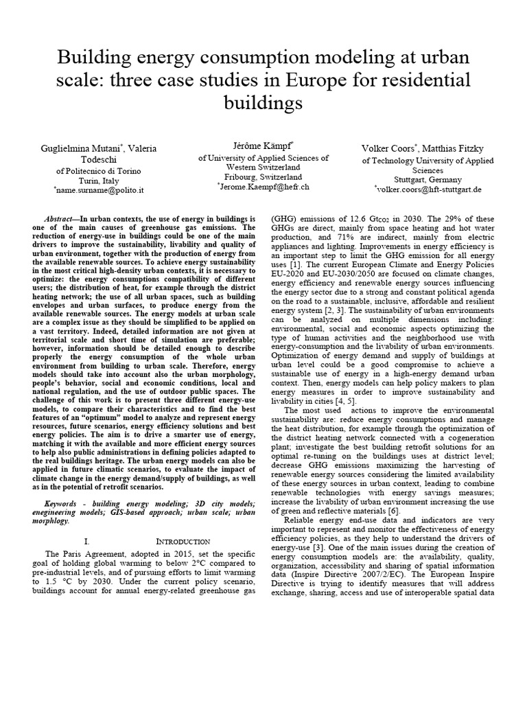 Mutani 2018 | PDF | Efficient Energy Use | Geographic Information System