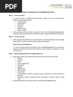 LUMS NOP Online Application Guide | PDF