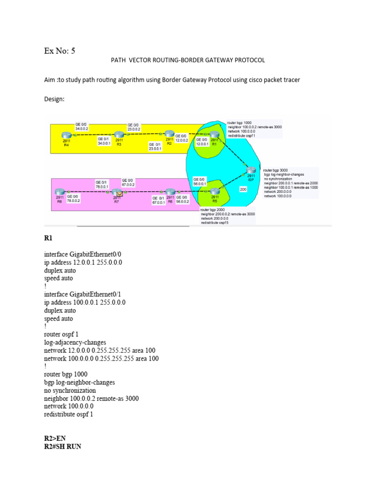 Experiment No 4 | PDF | Router (Computing) | Internet Protocols