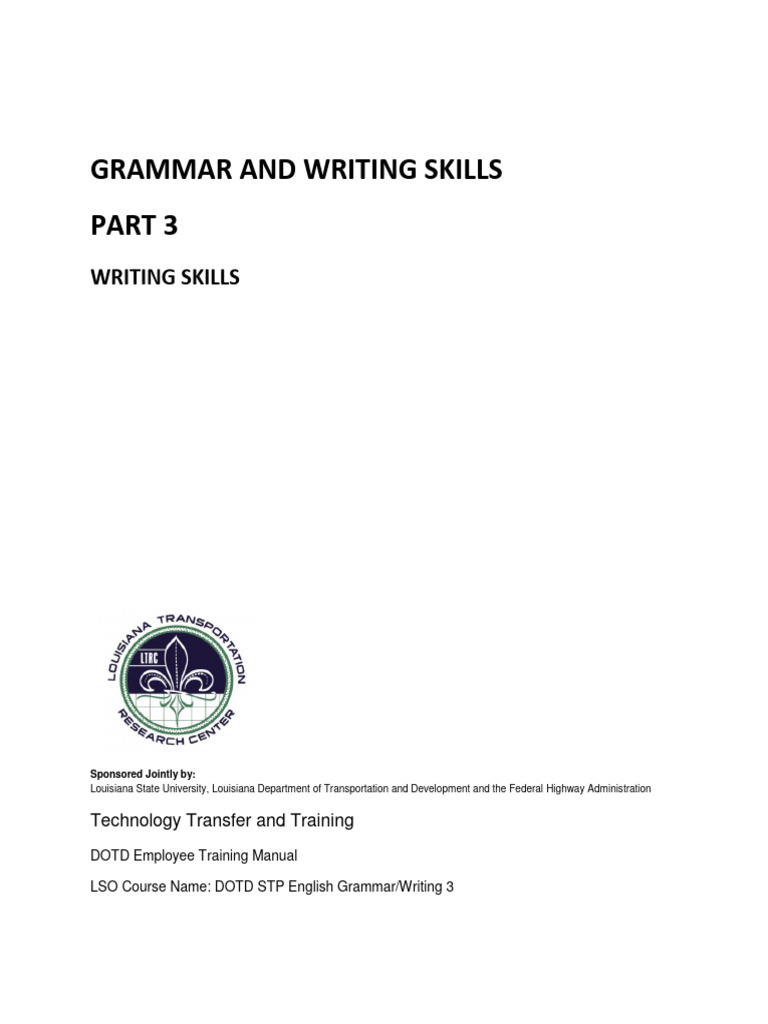 Grammar 3 | PDF | Linguistics | Grammar