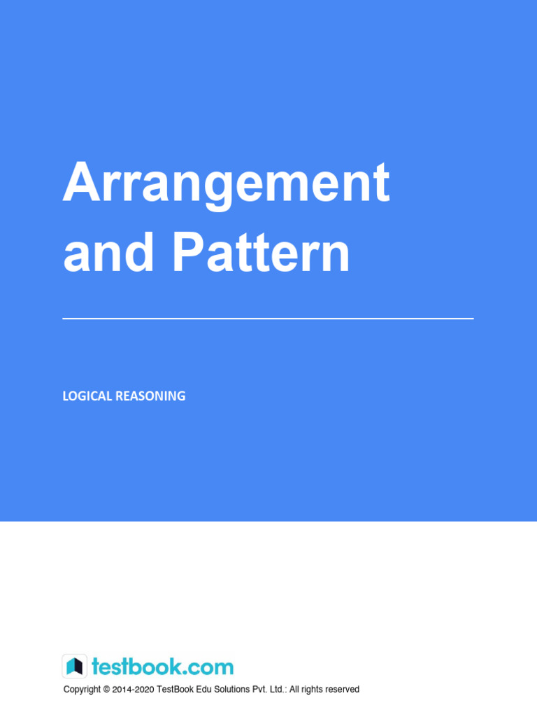 Logical Reasoing - Arrangements and Patterns - English - 1623754264 ...