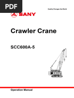 SANY - SCC 800C - 80 T | PDF | Crane (Machine) | Engines