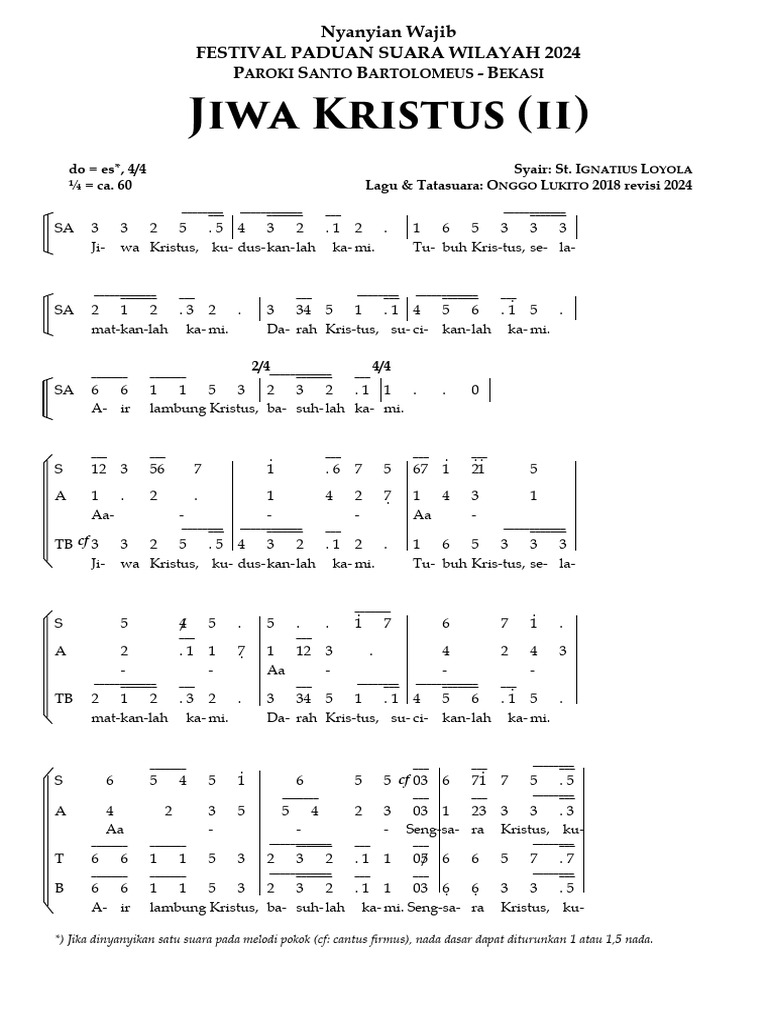JIWA KRISTUS (II) - Onggo Lukito | PDF