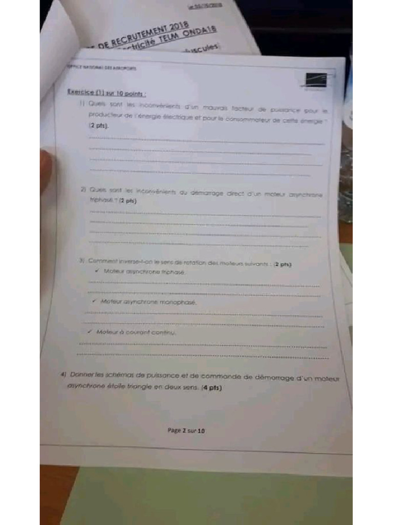 Exemple Concours Onda Tumi 2018 | PDF