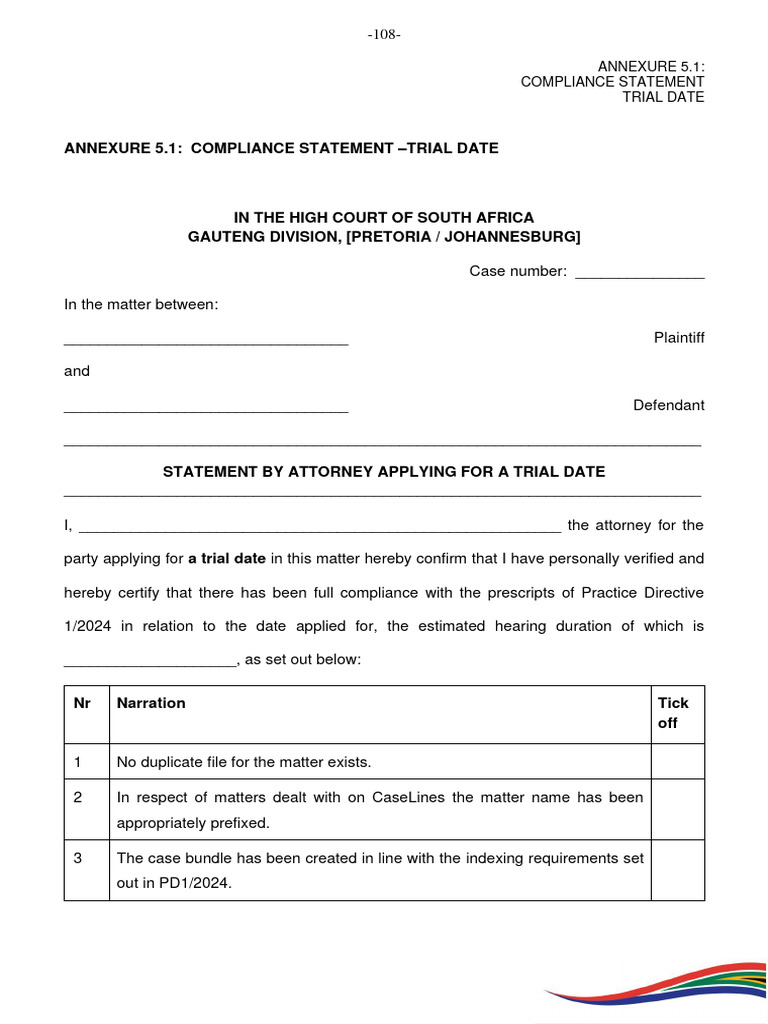 Consolidated Practice Directive 1 of 2024 | PDF | Discovery (Law ...