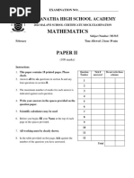 2012 JCE Mathematics Exam Paper | PDF | Mathematical Concepts ...