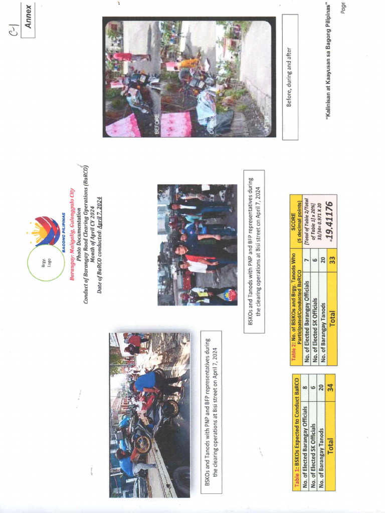 Form C 1 Photos | PDF