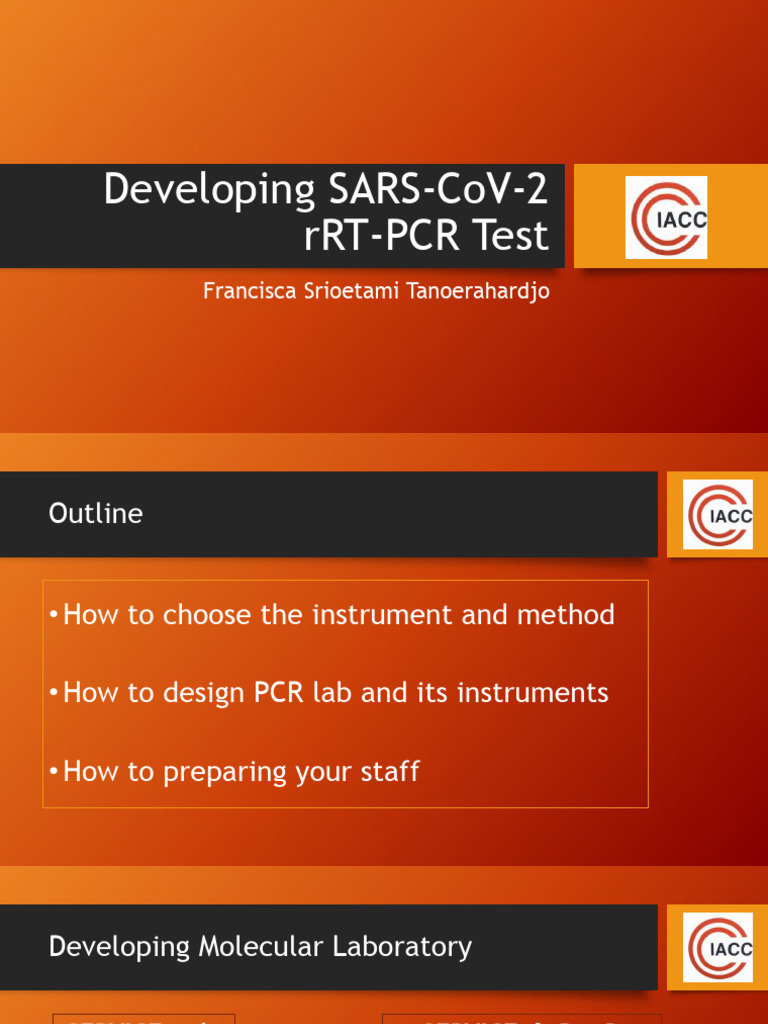 Developing SARS CoV 2 RRT PCR Test | PDF | Reverse Transcription ...