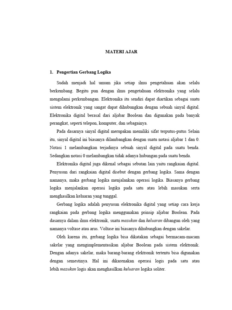 MATERI AJAR Semester Genap | PDF | Metode & Bahan Ajar | Komputer