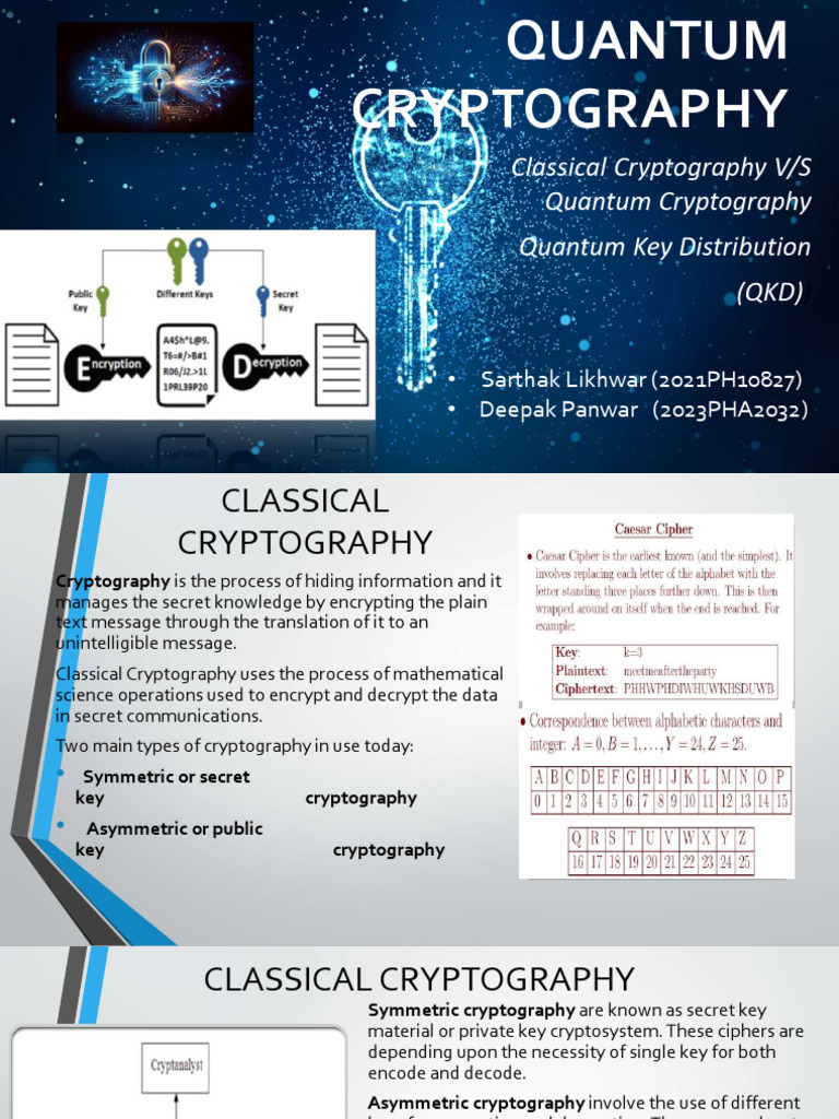 Quantum Cryptography | PDF | Cryptography | Key (Cryptography) Quantum Cryptography | PDF | Cryptography | Key (Cryptography)