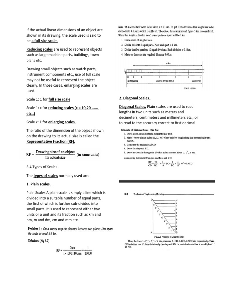 Understanding Drawing Scales and Types | PDF