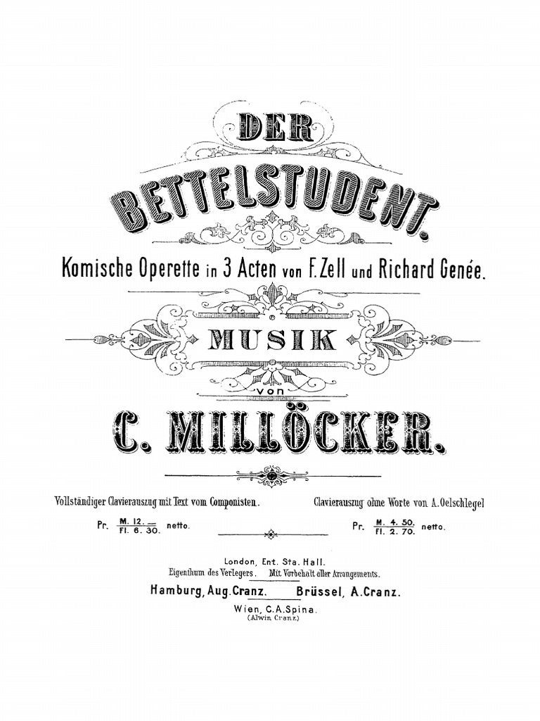 Der Bettelstudent" | PDF