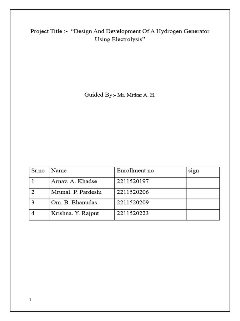 Team A7. N | PDF | Energy Technology | Chemical Substances