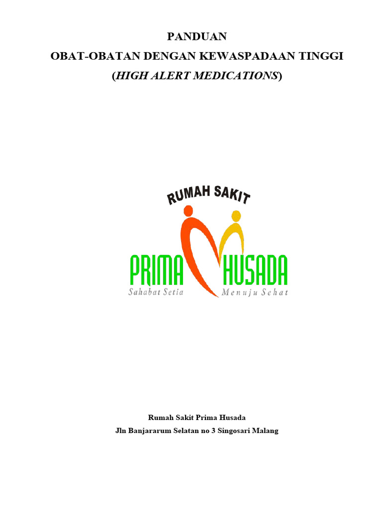 Panduan High Alert | PDF