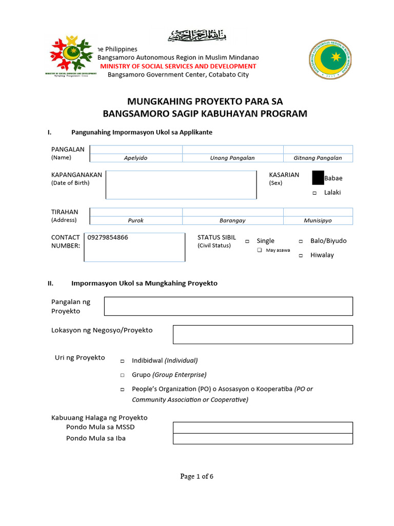 BSK Individual Project Proposal Format | PDF