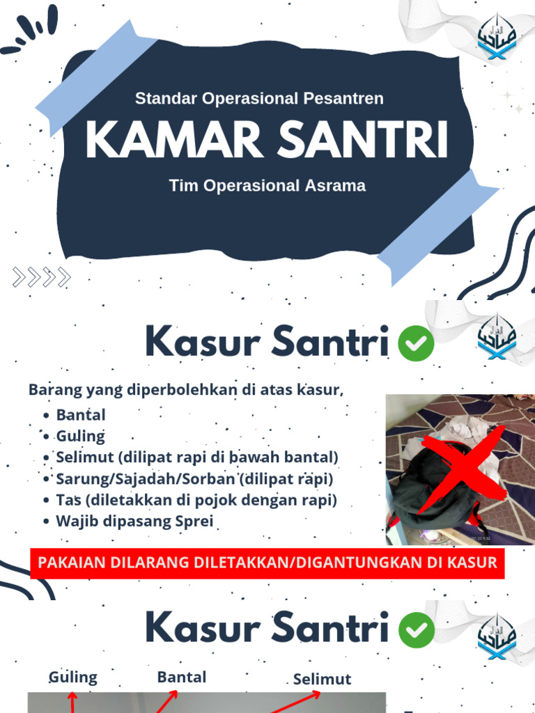 Standar Kamar Santri | PDF