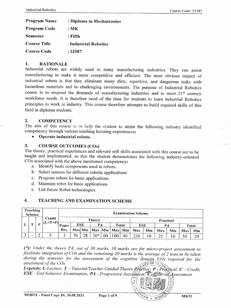 Industrial Robotics | PDF