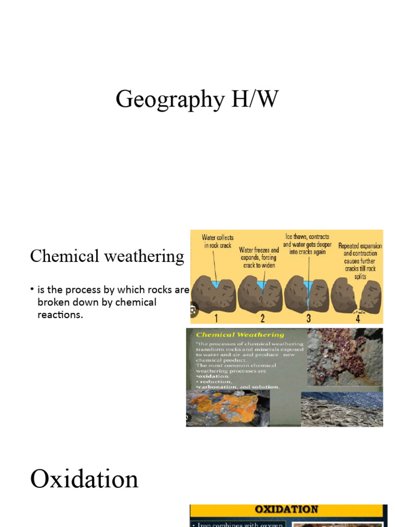 Chemical Weathering Processes Explained | PDF