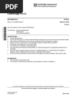 MF27 A Level Math Formula Sheet | PDF | Business