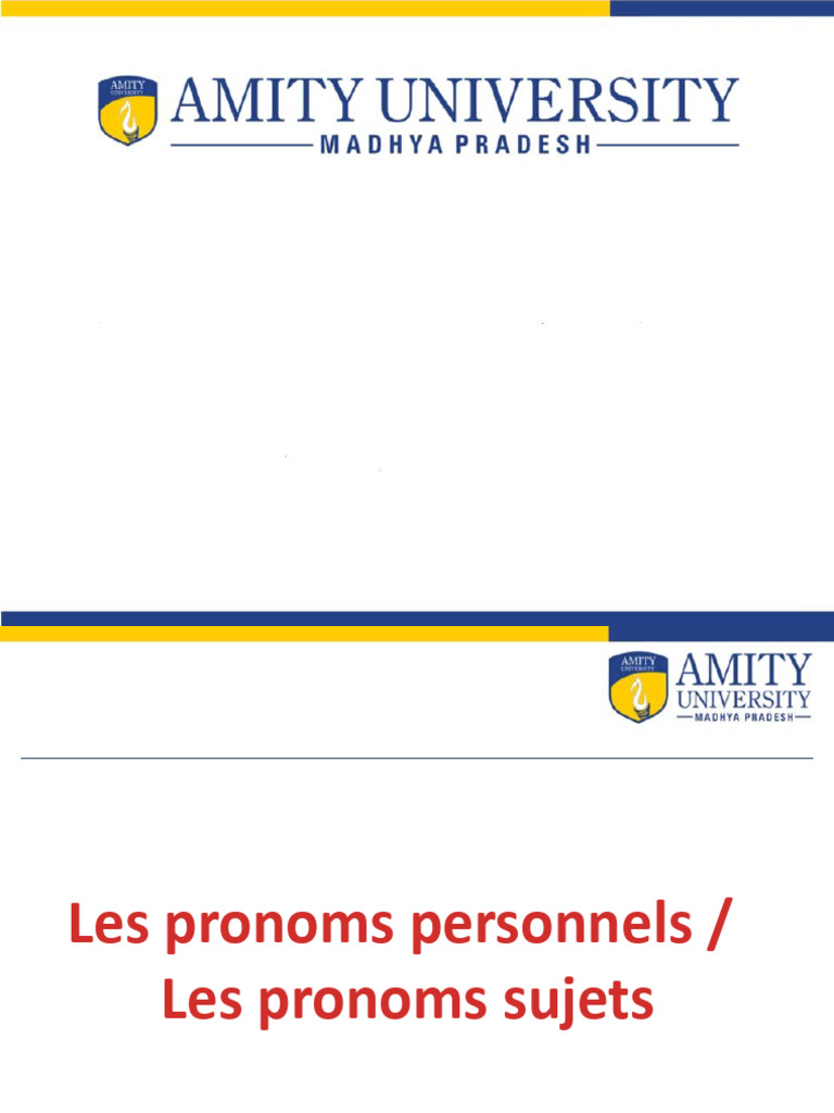 Les Pronoms Sujets Et Les Verbes | PDF | Arts du langage et discipline