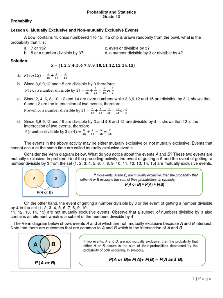 Probability and Statistics ADM4 | PDF | Probability | Candy