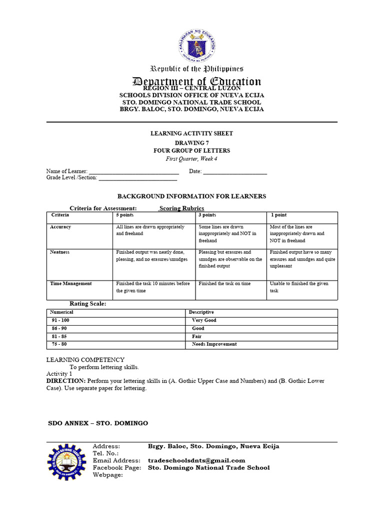 WEEK 4-Four Group of Letters | PDF | Learning