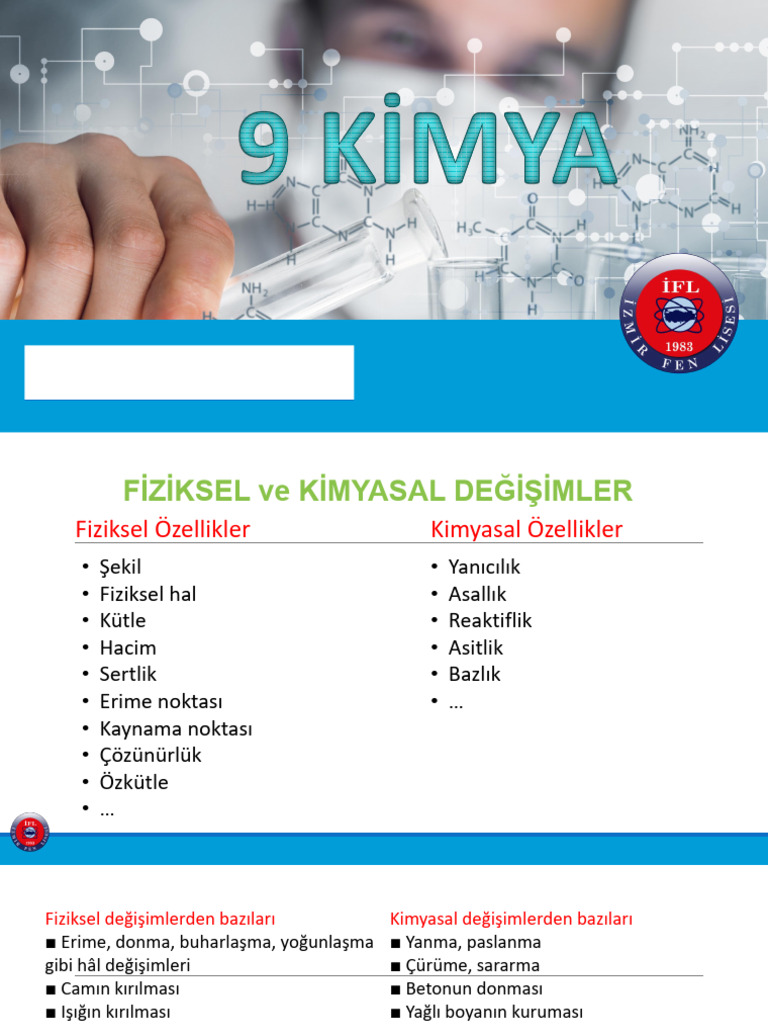9 Kimya | PDF