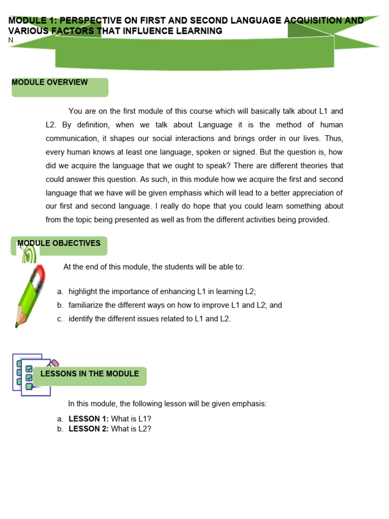 Eng 201 | PDF | Second Language | First Language
