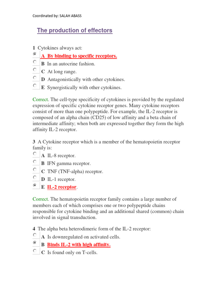 Roitts Essenial Immunology MCQs 2 | PDF | T Cell | Antibody