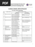 Academic Calendar of Aktu 2024 To 2025 | PDF