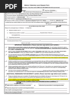 Certification of A Serious Health Condition Form | PDF | Sick Leave ...