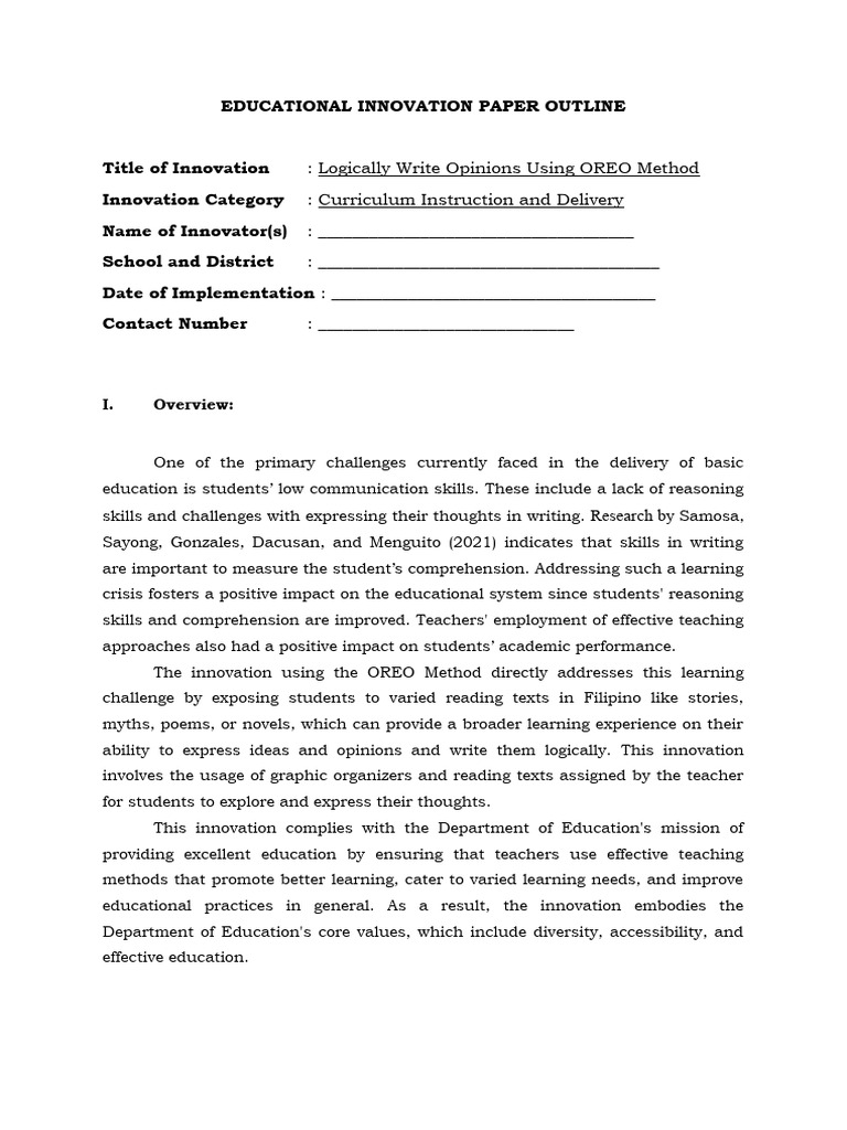 Logically Write Opinions Using The OREO Method | PDF | Reading ...